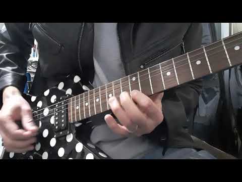 44MAGNUM/Last Train  guitar solo cover