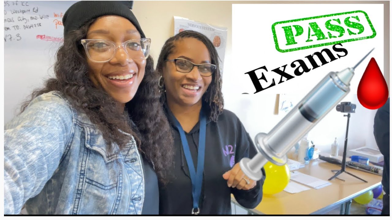 DAY IN THE LIFE OF A PHLEBOTOMY STUDENT |National Exam|Clinicals - YouTube