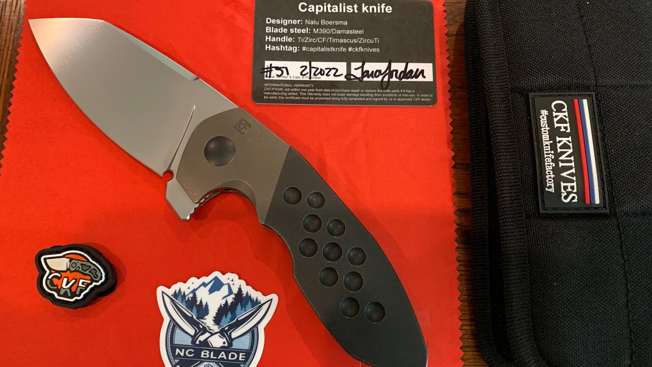 Custom Knife Factory CKF Capitalist Review. - YouTube