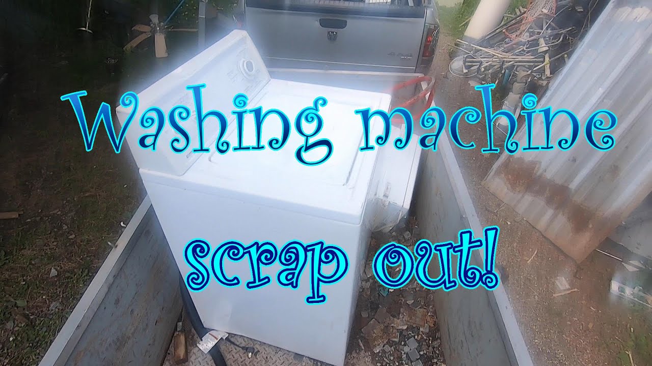 Washing machine scrap out! - YouTube