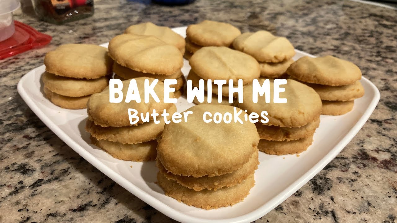 Bake With Me | butter cookies - YouTube