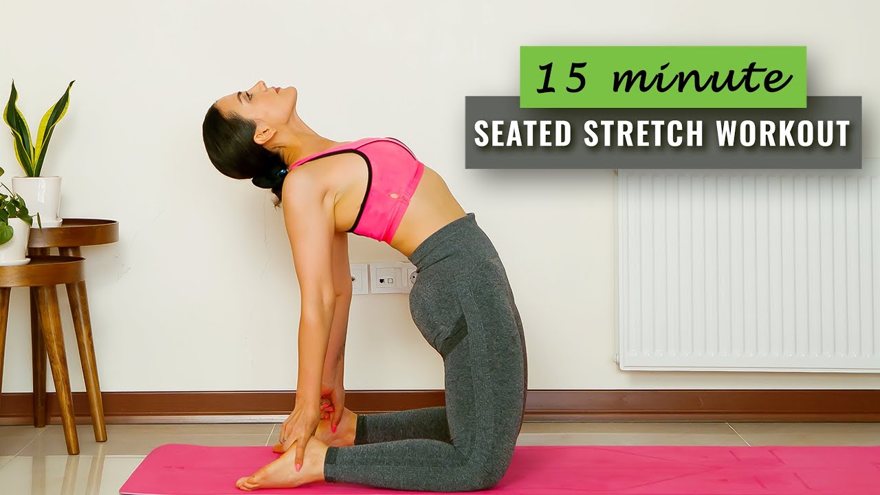 15 MINUTE SEATED STRETCH / ACTIVE REST DAY HOME WORKOUT / RELAX ...