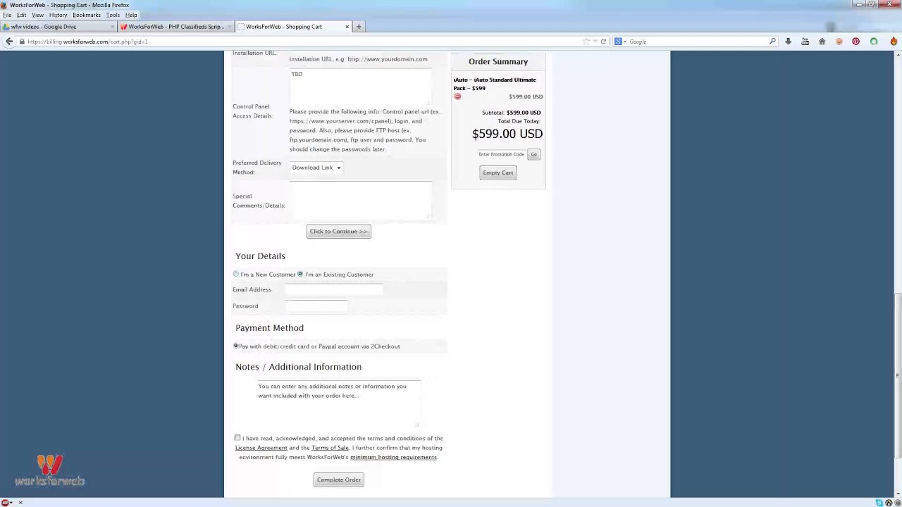 Worksforweb Tutorial How To Buy Php Scripts Youtube
