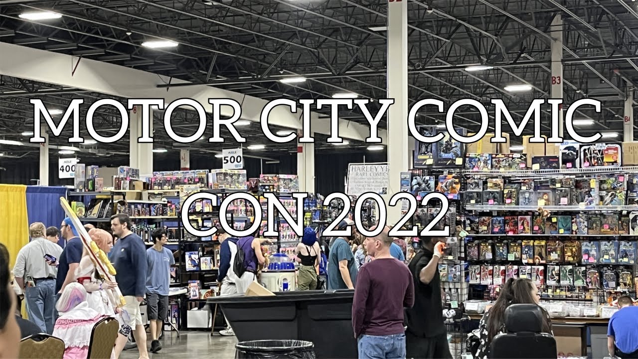 Motor City Comic Con 2022- Detroit Michigan Walk Through Day Trip - YouTube