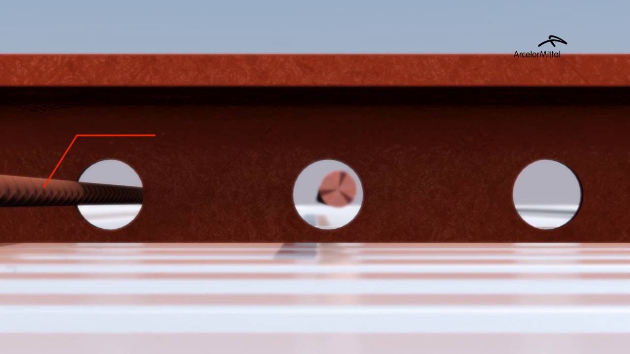 Cofraplus 220 - Slimfloor CoSFB - ArcelorMittal Construction [FR] - YouTube