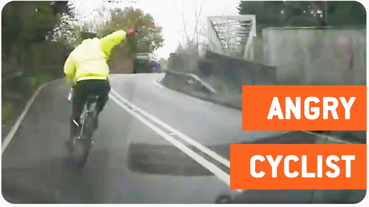 Cyclist Freaks Out at Passing Cars | Upset drivers Rant - YouTube