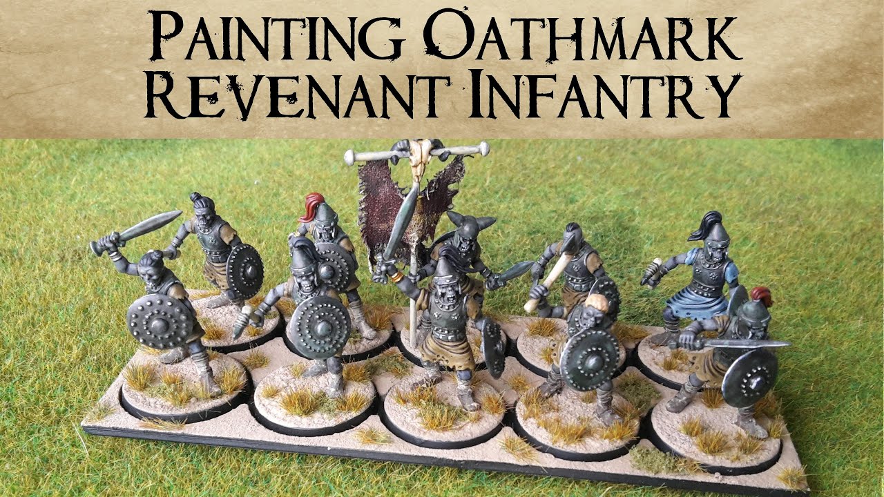 Painting Oathmark Revenant Infantry - YouTube