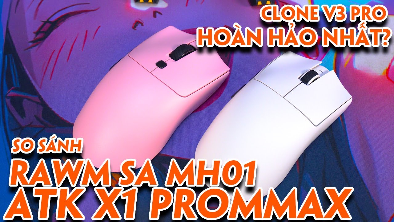 Đi Tìm Viper V3 Pro Clone Hoàn Hảo Nhất | So Sánh RAWM SA MH01 Và ATK X1 ProMax - YouTube