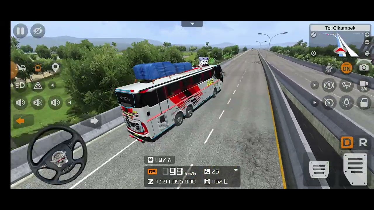 BUS EKA CEPAT JURUSAN JAKARTA - SURABAYA #busbasuri #bussimulator # ...