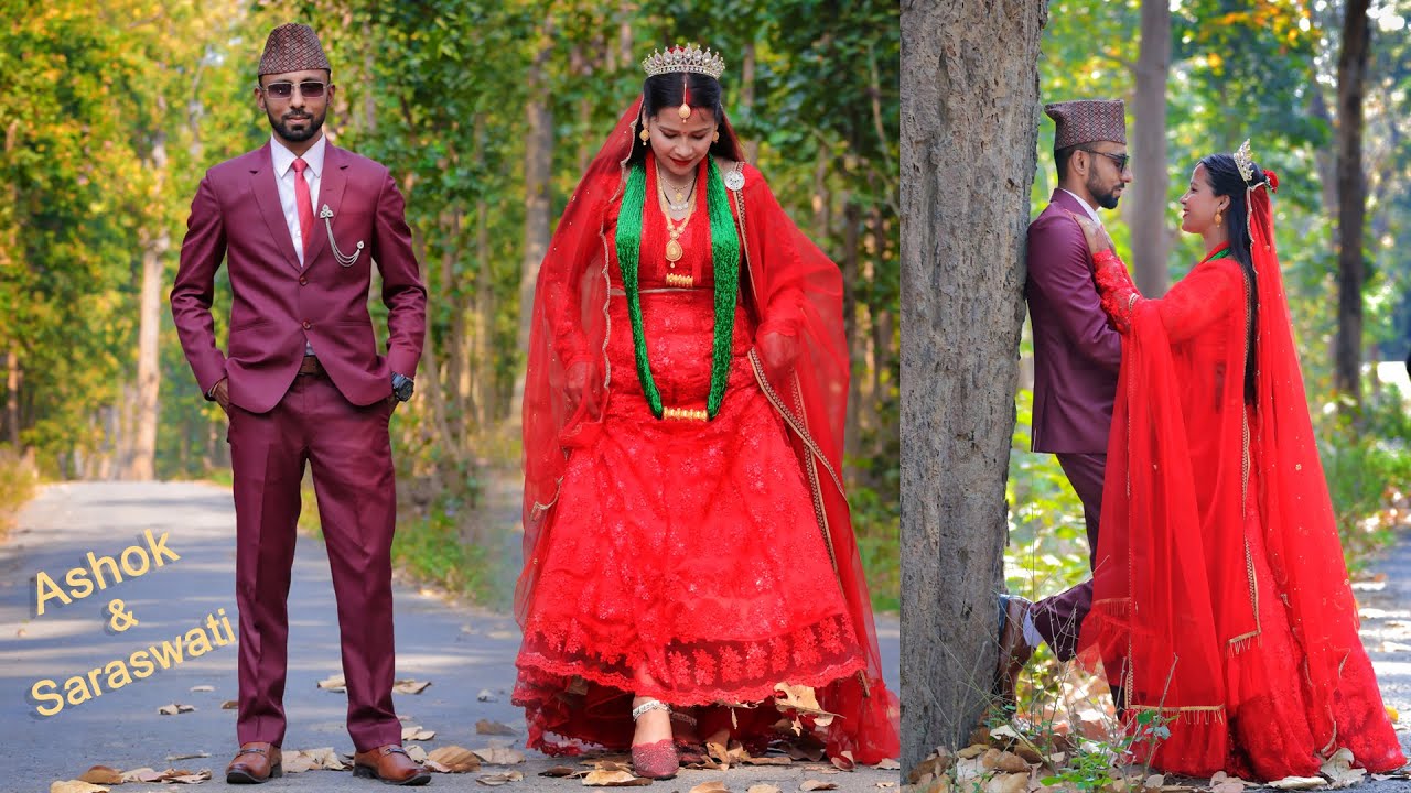 NEPALI WEDDING FULL VIDEO || ASHOK & SARASWATI || BELAURI 2079/11/21 ...