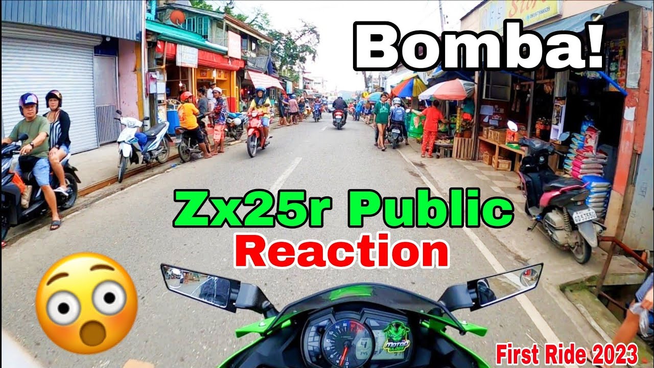 Zx25r Public Reaction 25 || First ride in 2023 || Grabe ang mga ...