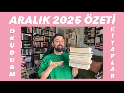 ARALIK 2025 ÖZETİ | Paranormal Anlarla Dolu Okuduğum Kitaplar Videosu