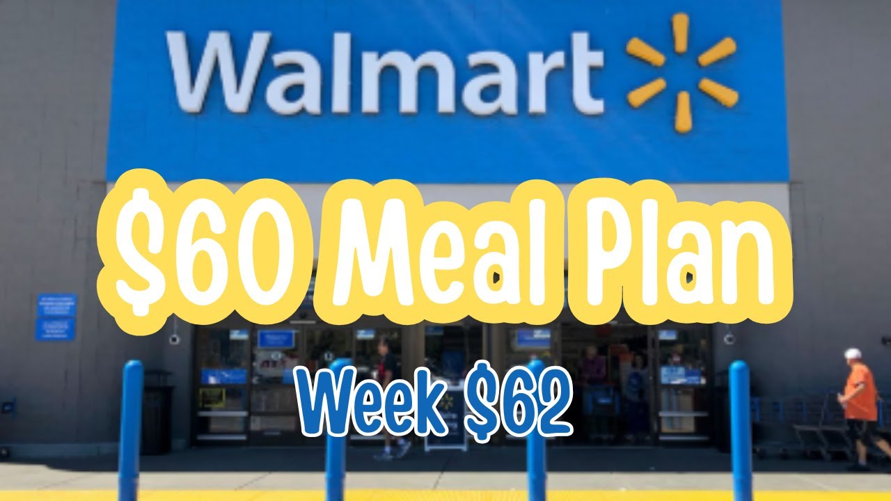 $60 Walmart Meal Plan | 6 Easy Dinners for the Week on a Budget | Week ...