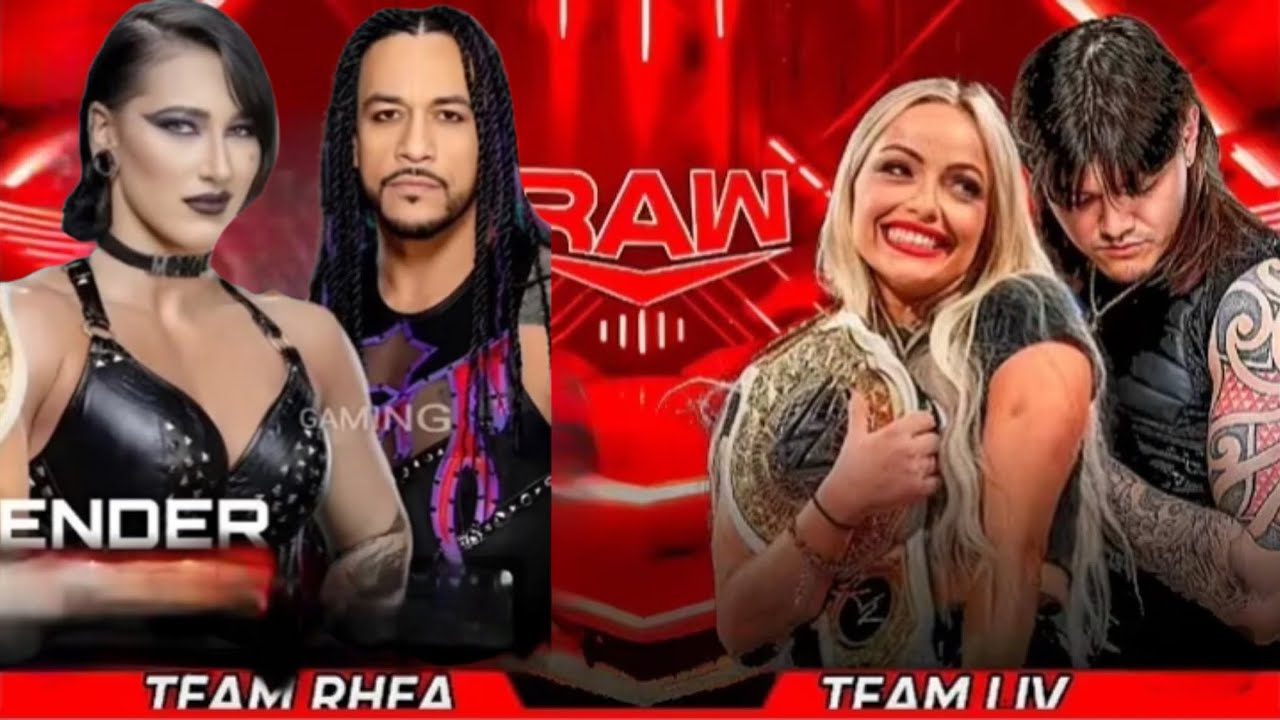 wwe raw rhea ripley & damien priest vs liv morgan & dominik mysterio ...