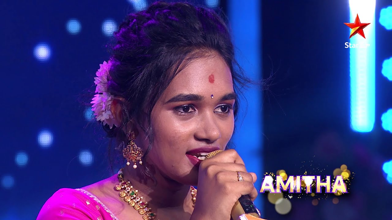 Super Singer Grand Finale | Mesmerizing performance by Amitha | Sat-Sun ...