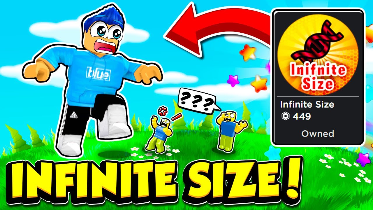I Got INFINITE SIZE And Became THE BIGGEST PLAYER EVER! - YouTube
