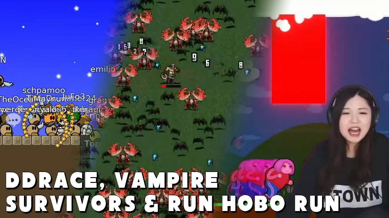 [Mar 4th, '23] Playing DDraceNetwork with chat, Vampire Survivors and ...