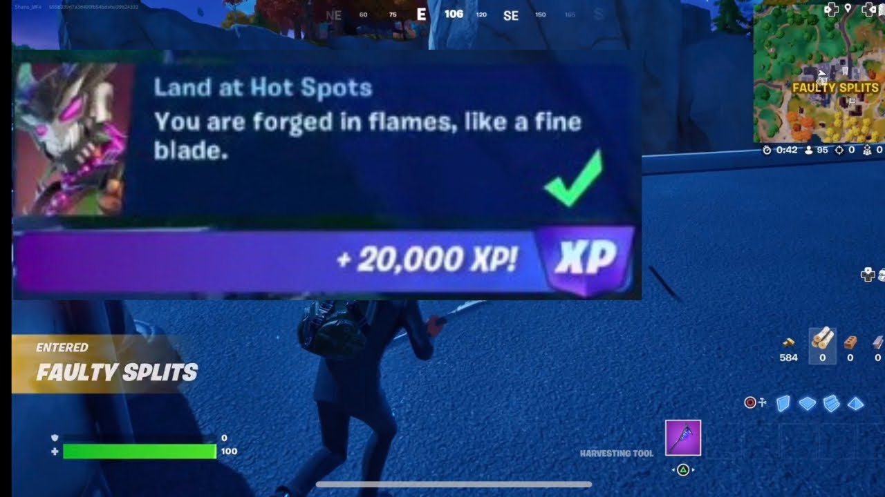 Land at Hot Spots - Fortnite Explorer Quest - YouTube