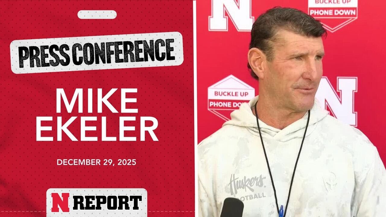 FULL VIDEO: Nebraska FB STC Mike Ekeler LV Bowl Media Availability ...