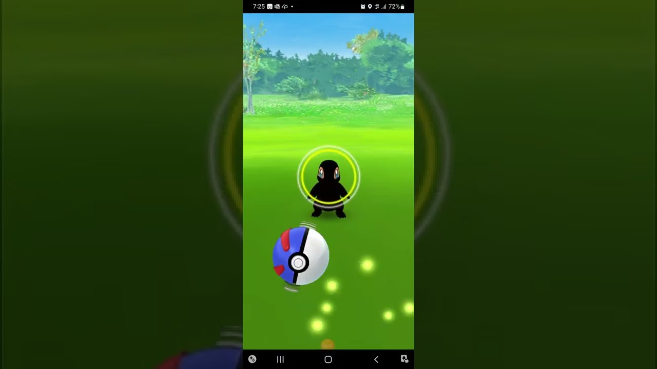 Black type pokemon in pokemon go - Black charmender bug - YouTube