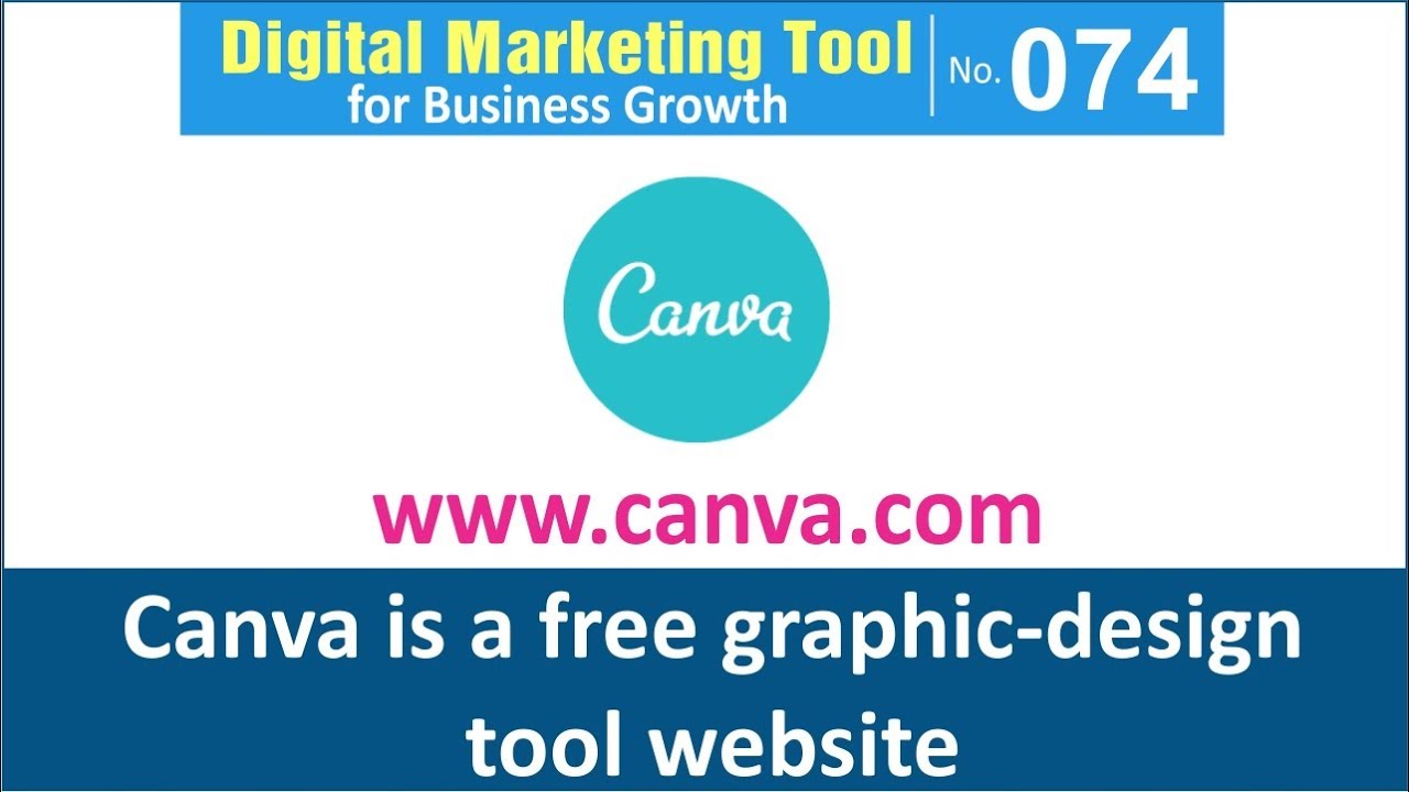 Digital Marketing Tool for Business Growth [074] | Canva: Amazingly ...