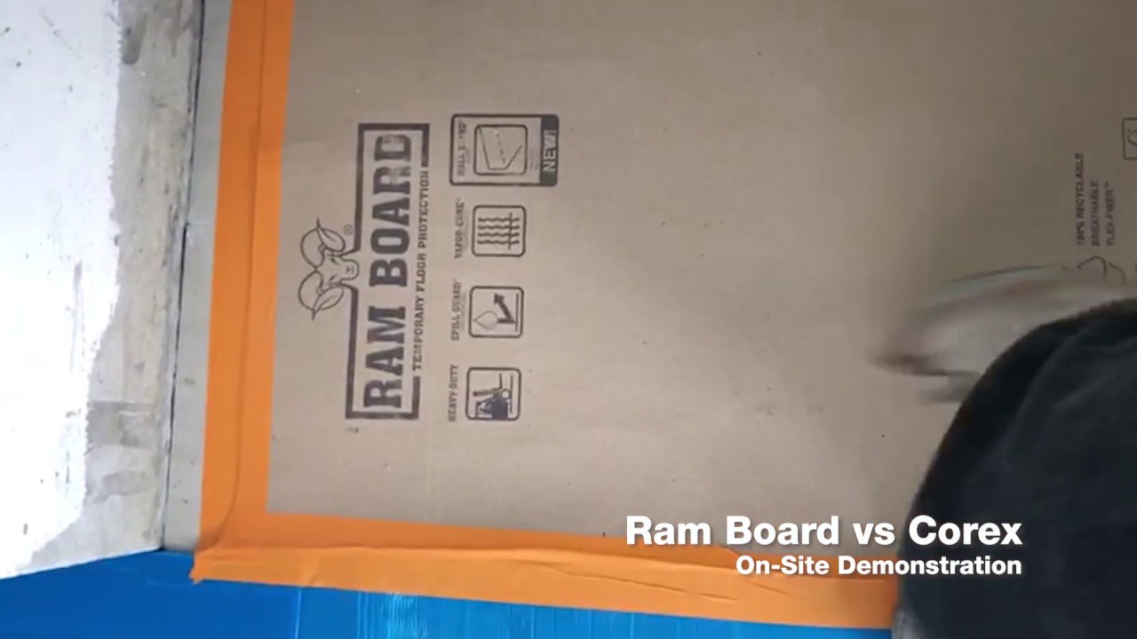 Can Corex Protect Your Site Flooring? Let's find out. - YouTube