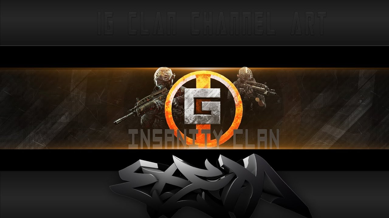 Speedart #1 IG Clan Channel Art - YouTube