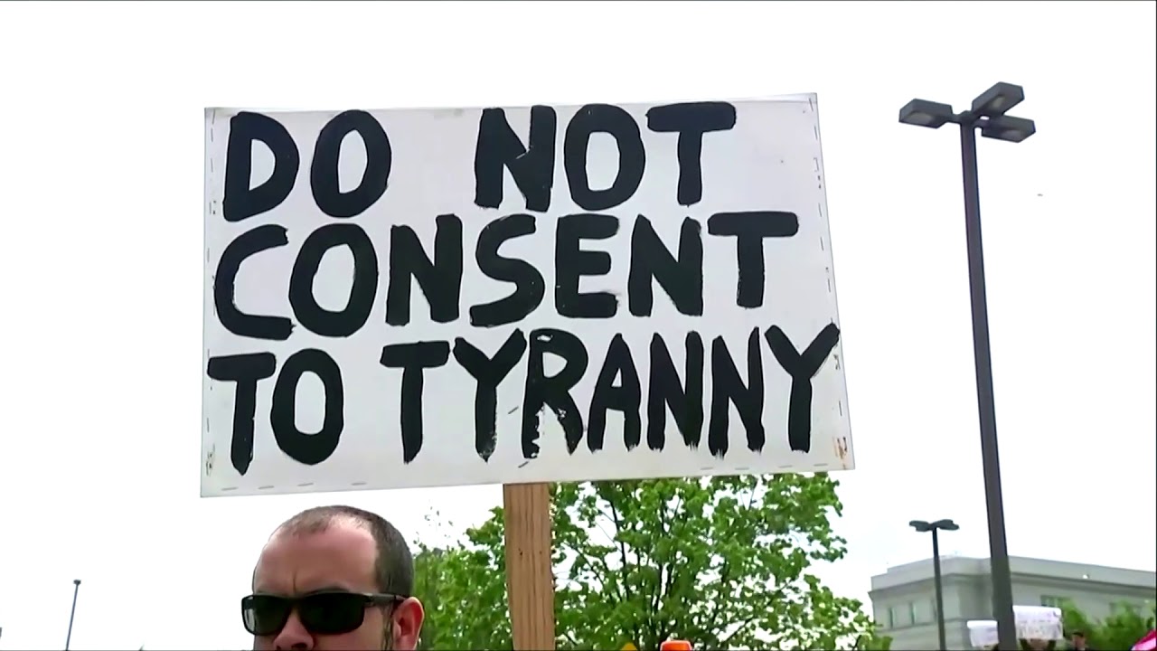 Protesters rally for North Carolina to re-open - YouTube