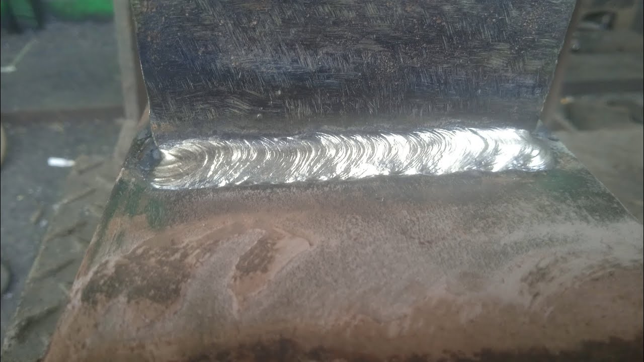 Very few people know the 2F welding technique on thick metal plates ...