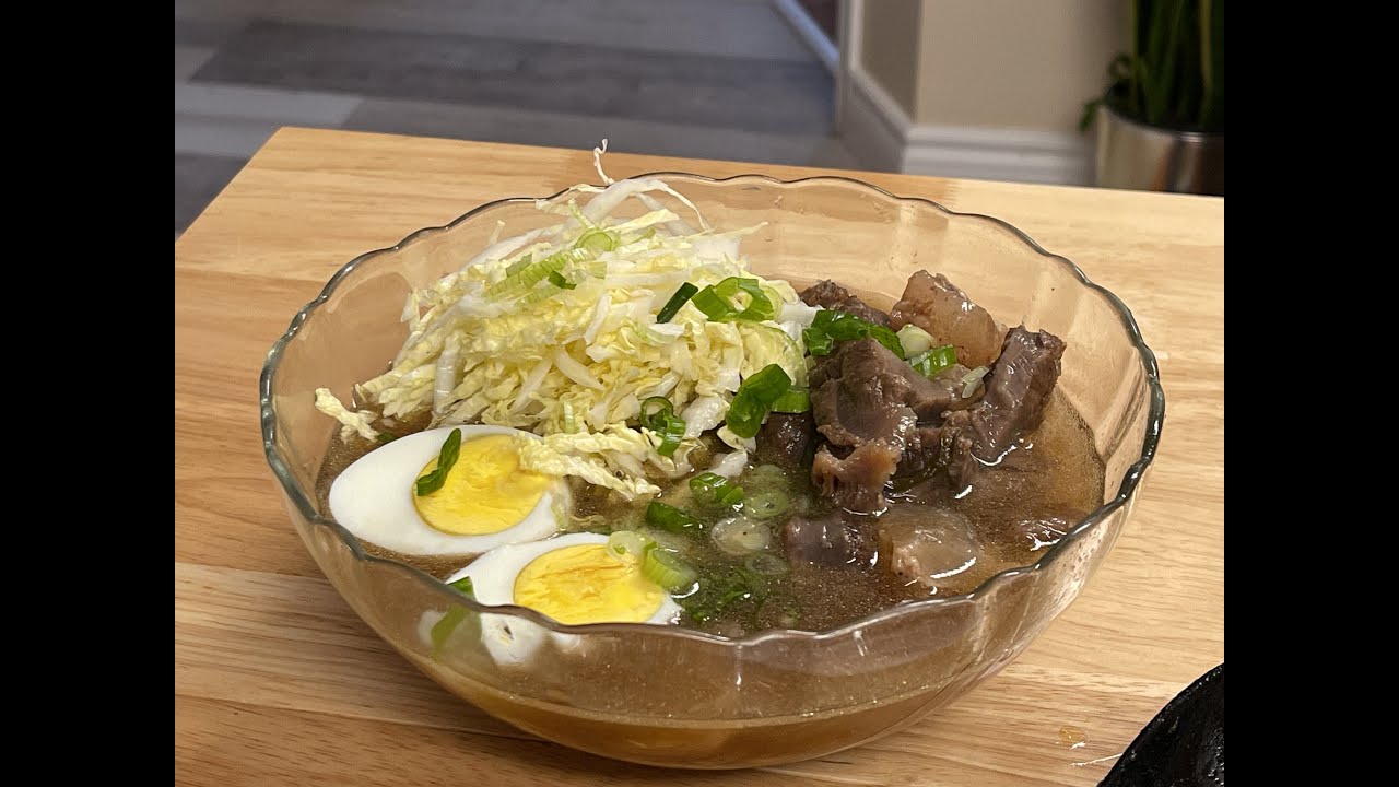 Beef Mami Noodles - YouTube