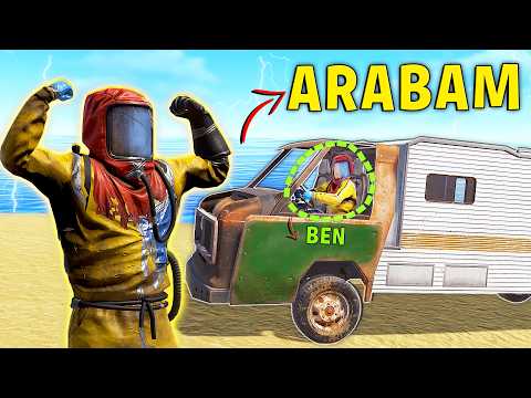 ARABALI EVİMİZE 10 DEFA RAİD ATMAYA ÇALIŞTILAR ! (MUHTEŞEM İNTİKAM!) Rust Türkçe