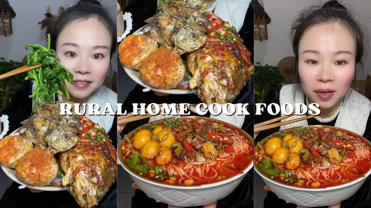 시골 먹방 Eating Show Ep 0088 | Hot Spicy Finsh | Rural Home Cook - 시골집 요리 ...
