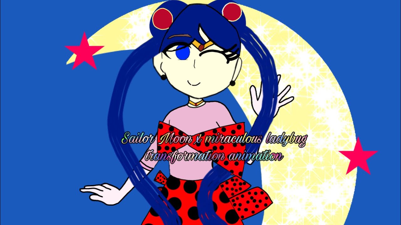 Sailor Moon x miracles ladybug transformation animation - YouTube