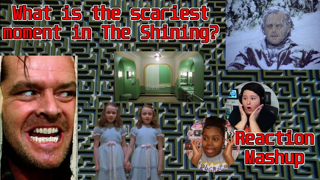 The scariest moment in The Shining - Reaction Mashup - YouTube