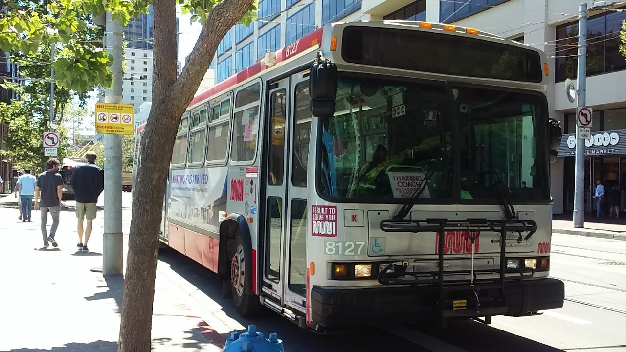 SF Muni 2000 Neoplan AN440 #8127 - Training Coach - YouTube