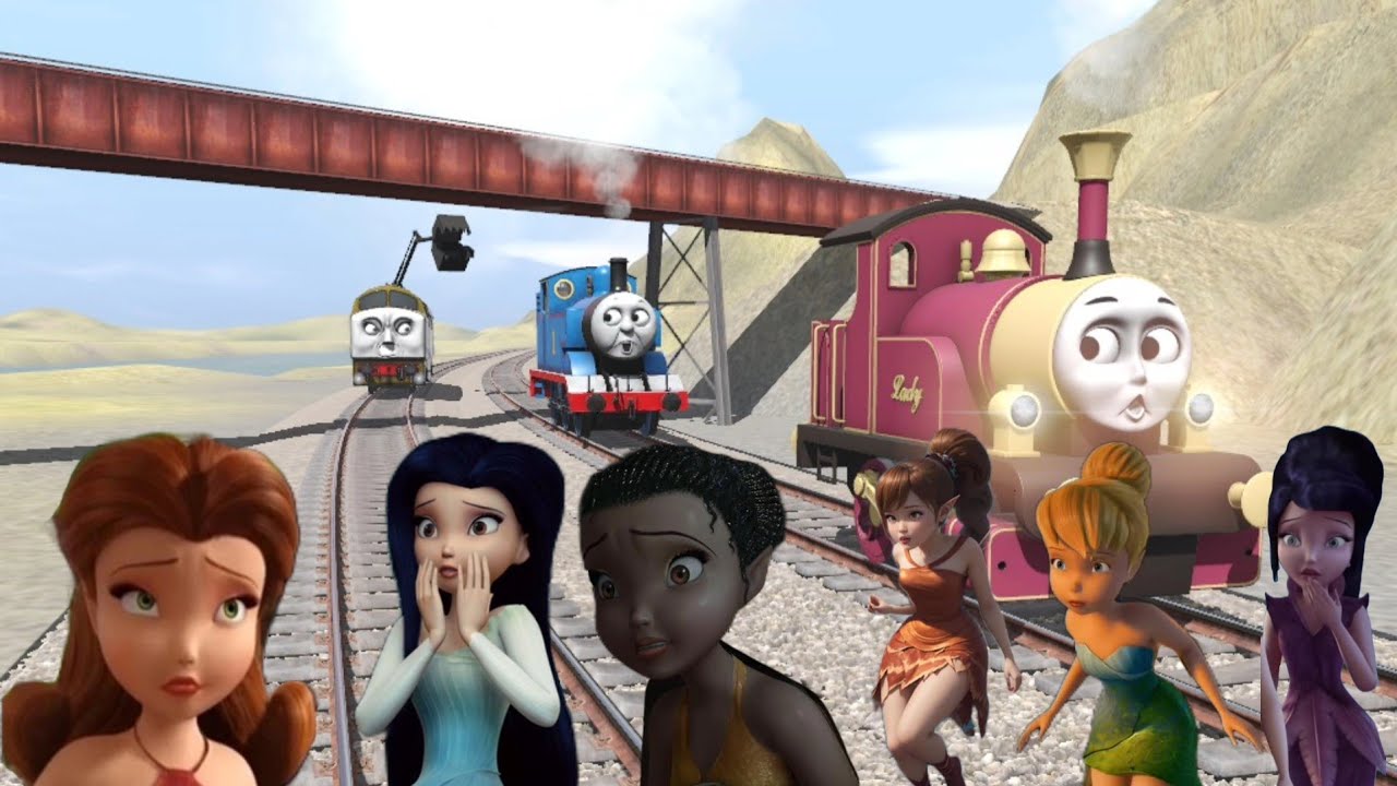 Tinkerbell and her Friends in TATMR chase scene - YouTube