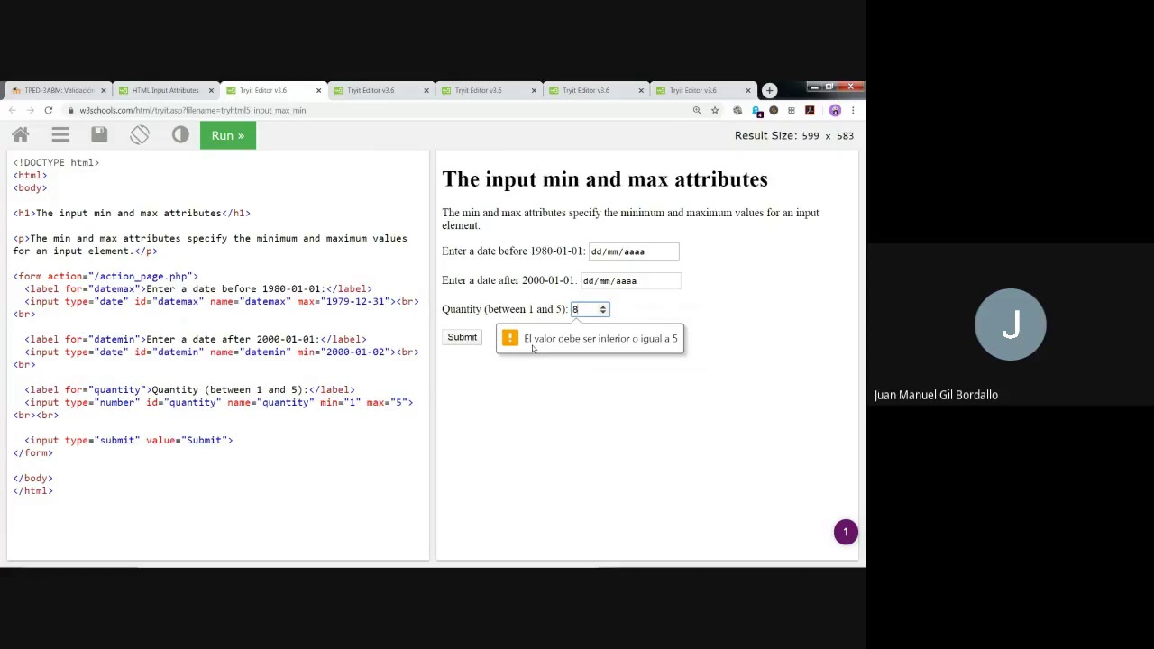Explicación de los atributos html input - YouTube