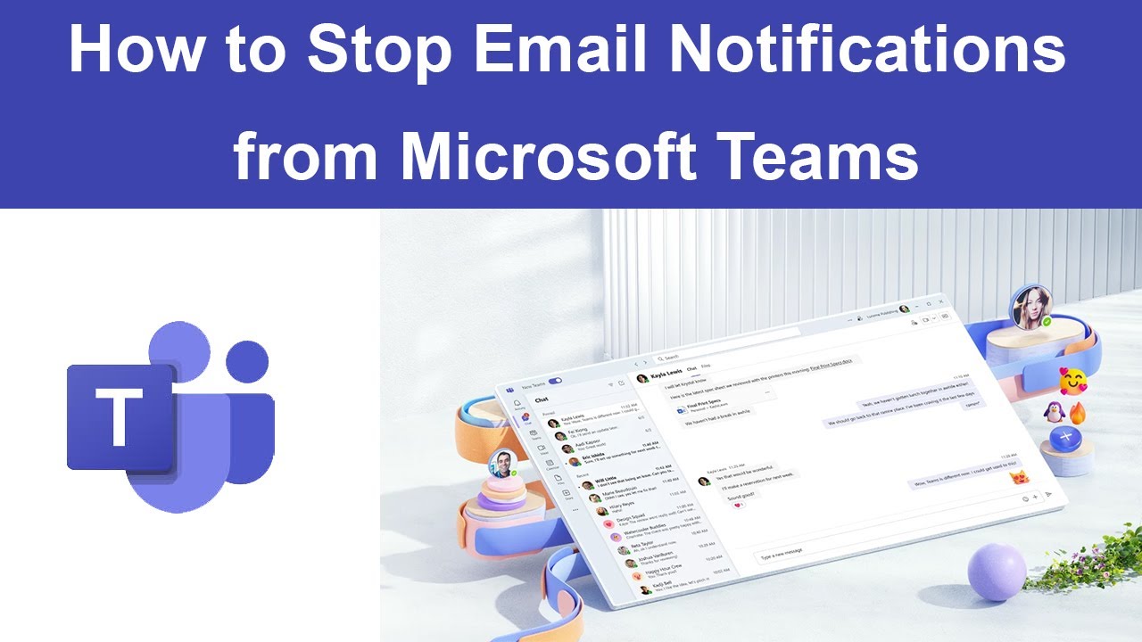 How to Turn OFF Email Notifications from Microsoft Teams? - YouTube