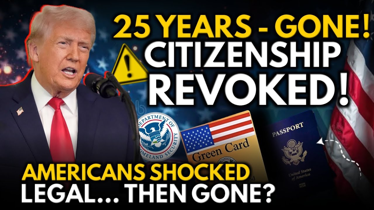 Shocking Case: American Citizenship Revoked After 25 Years by U.S ...