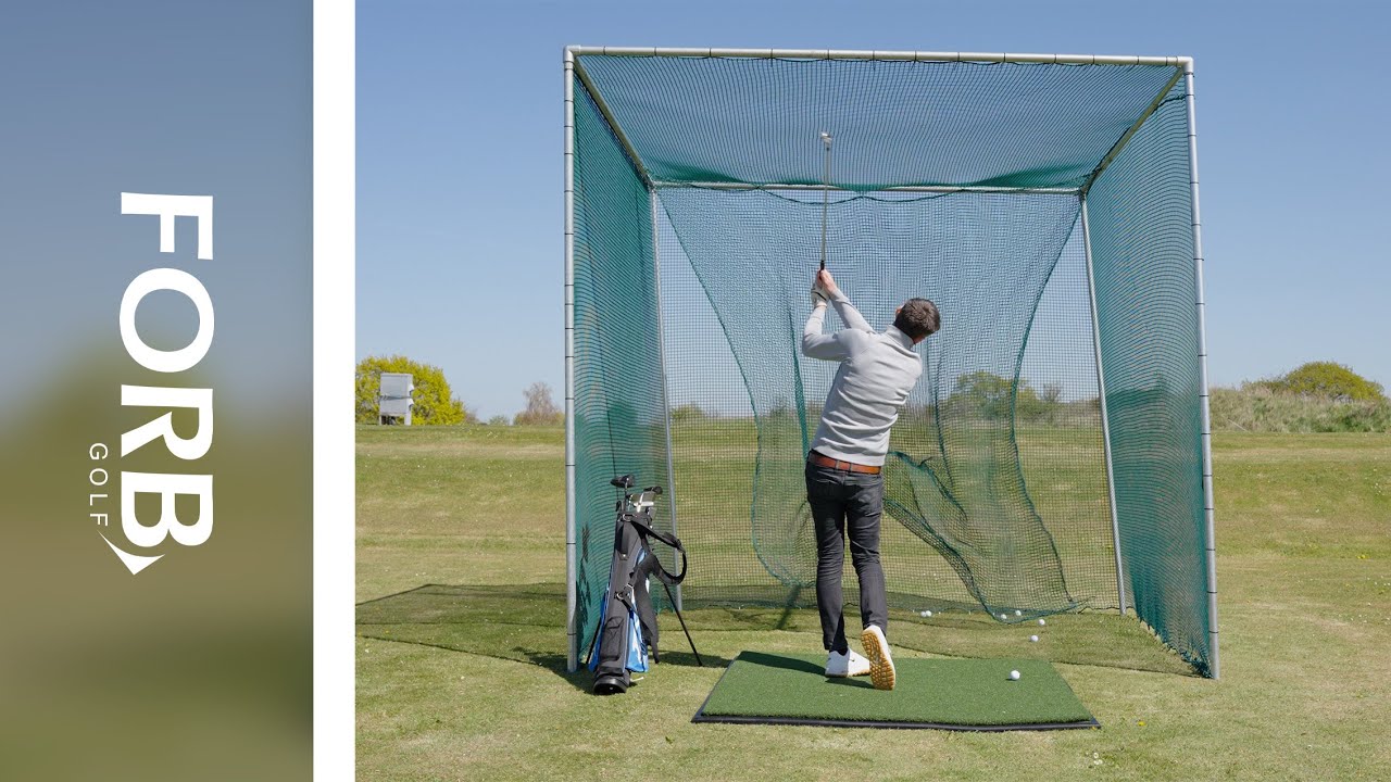 Forb Professional Steel Golf Cage | Socketed or Freestanding - YouTube