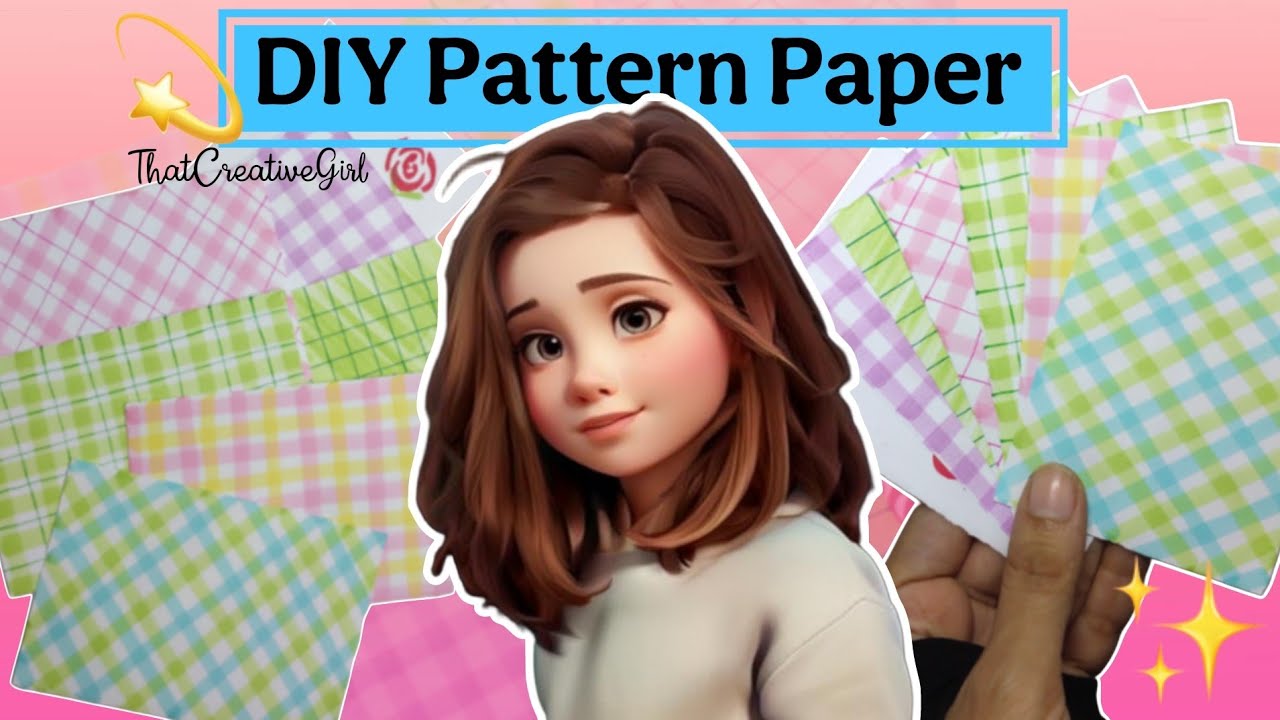 How To Make Pattern Paper At Home | Create Your Own Pattern Paper In 7 ...