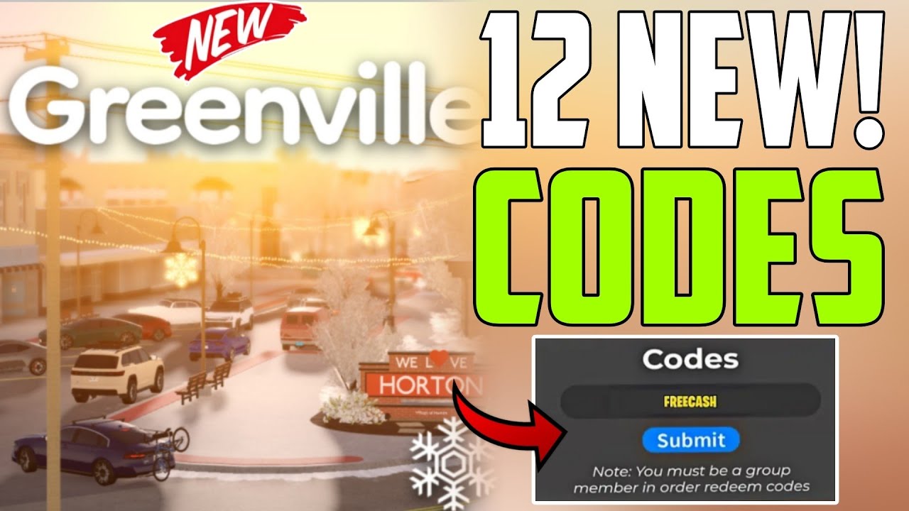 NEW UPDATE GREENVILLE ROBLOX CODES 2025 - GREENVILLE CODES 2025 [ROBLOX ...
