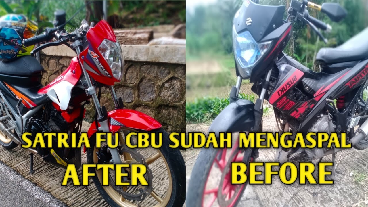 SATRIA FU CBU Sudah mengaspal #satriafuroadrace #satriafucbu # ...