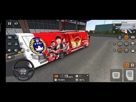 LIVERY BIS TIMNAS INDONESIA / Tim GARUDA #telolet #liverybussid # ...