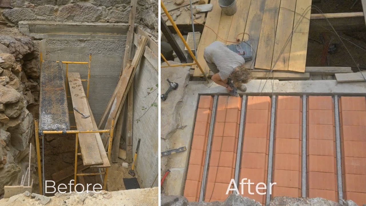 Stone House Renovation - Part 10: Making a the structural layer of the ...