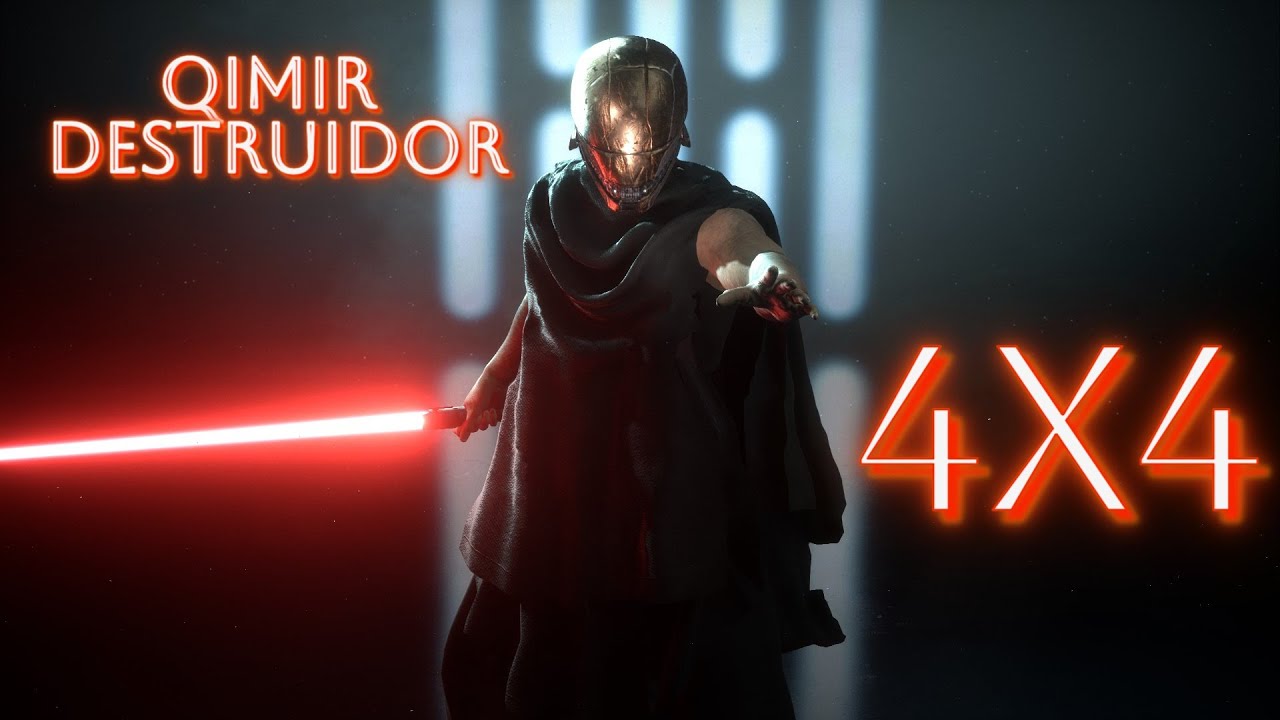 Qimir destruindo um grupo fechado de Players I 1 - 4v4 I Star Wars ...