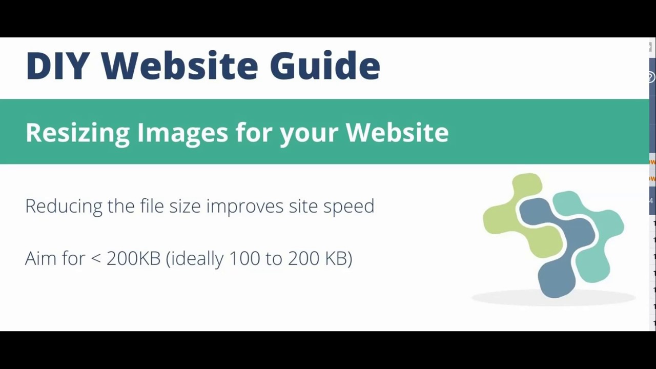 DIY Website Guide to Resizing Images - YouTube