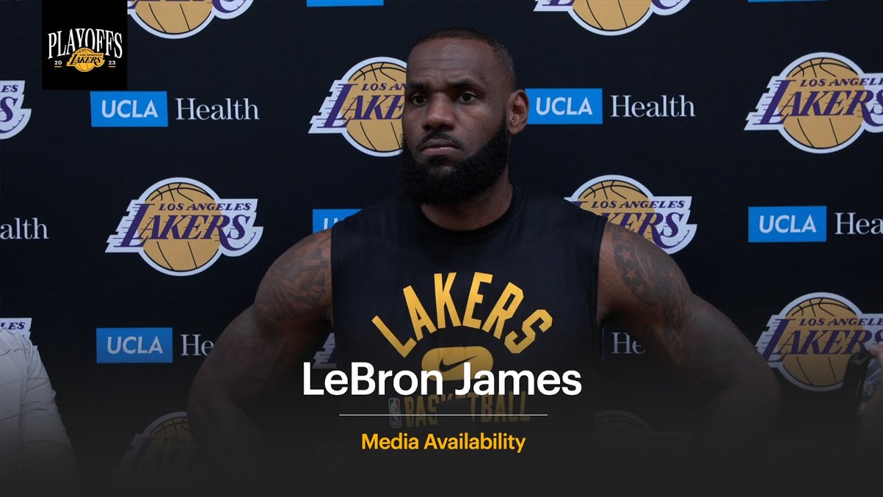 LeBron James on the Lakers' focus heading into Game 3 vs Memphis | 2023 ...