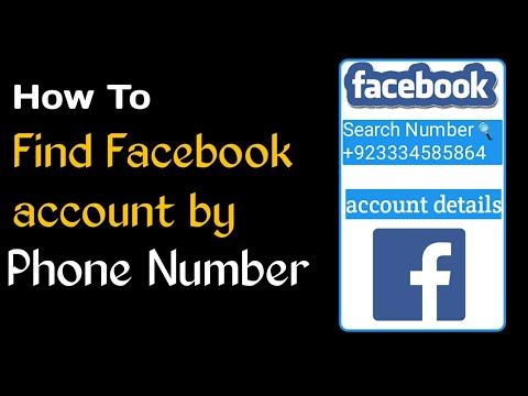 How To Search Facebook Account by Number| Find Facebook account with ...