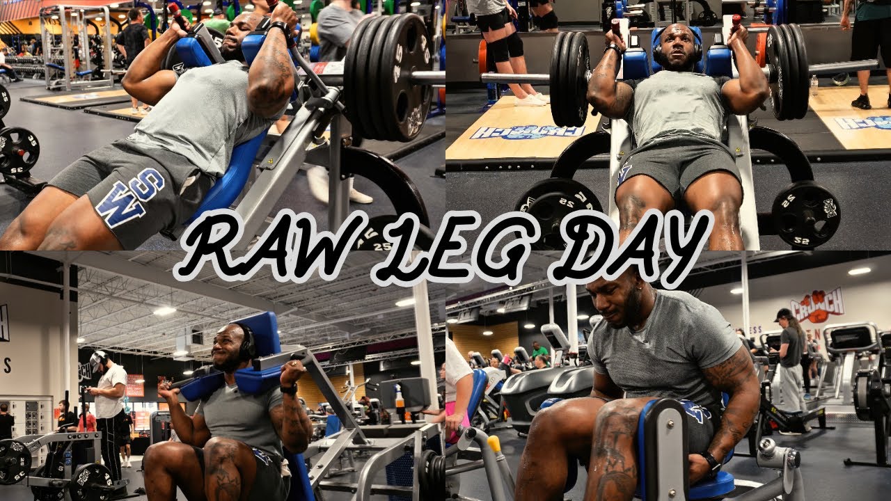 RAW QUAD WORKOUT | LEG DAY | WORKOUT ROUTINE | SUMMER PREP EP. #1 - YouTube